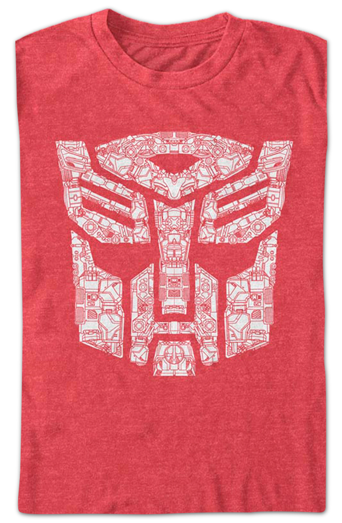 Mechanical Autobots Logo Transformers T-Shirt