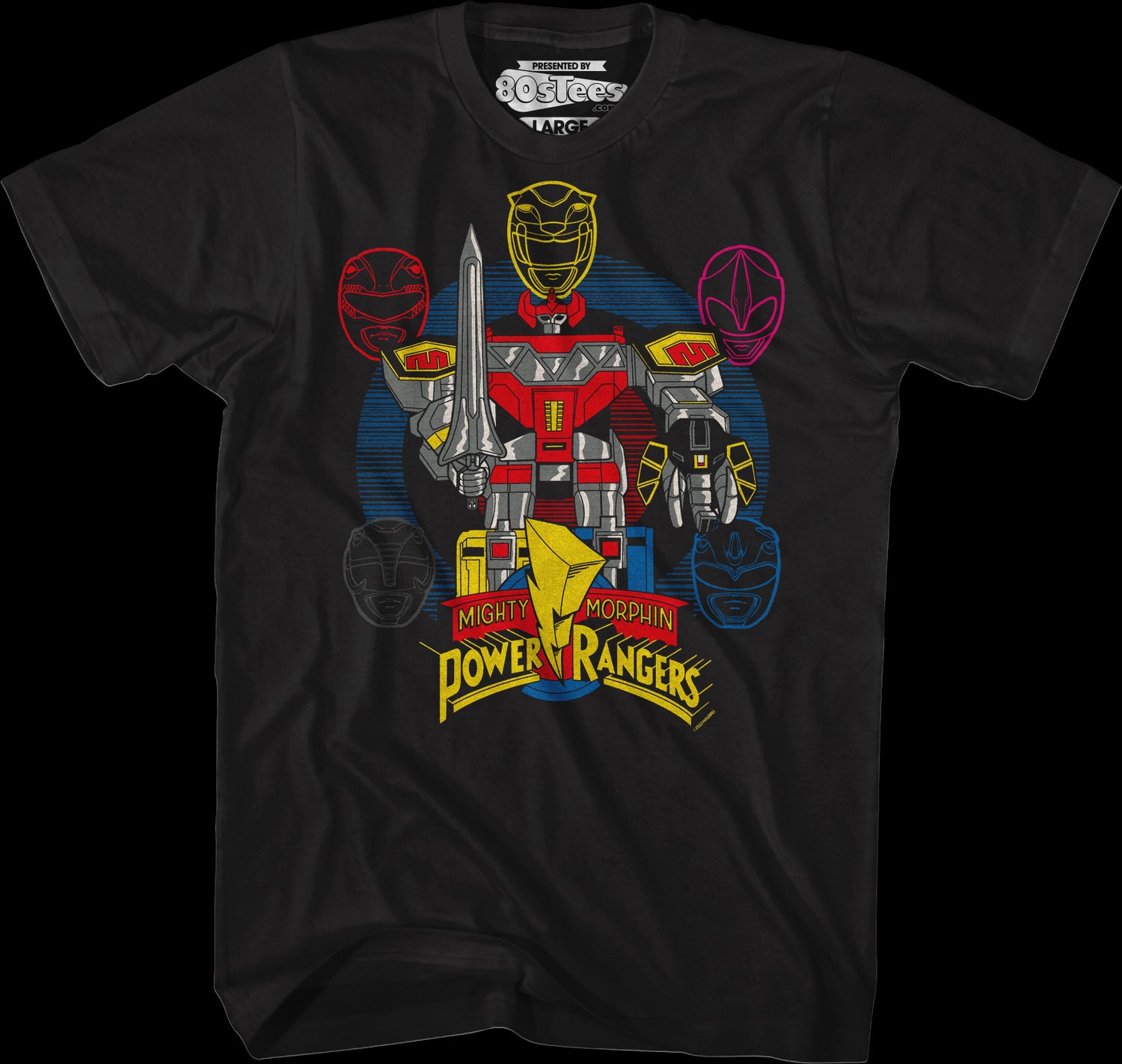 Megazord Mighty Morphin Power Rangers T-Shirt