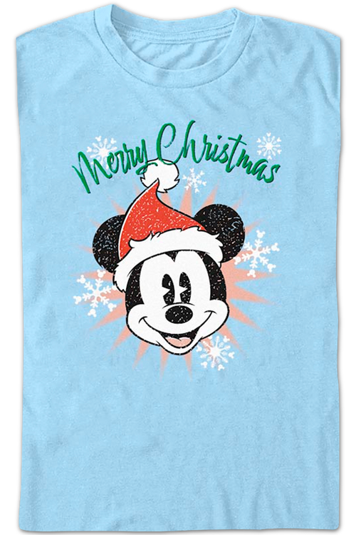 Merry Christmas Mickey Mouse Disney T-Shirt