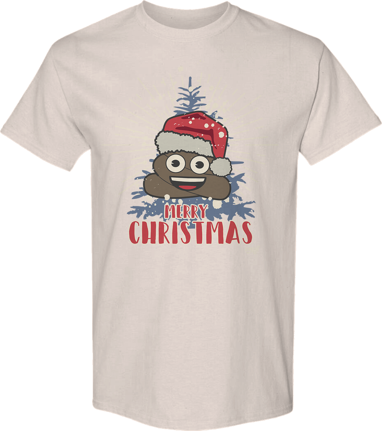 Merry Christmas Poo Emoji T-Shirt
