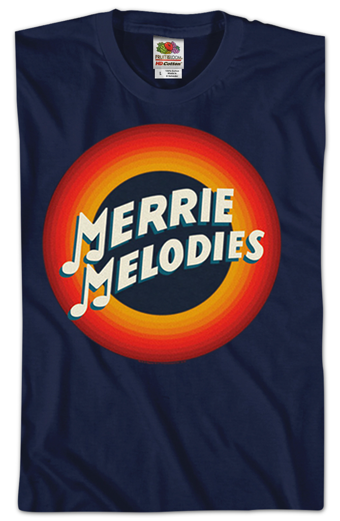 Merry Melodies Logo Looney Tunes T-Shirt