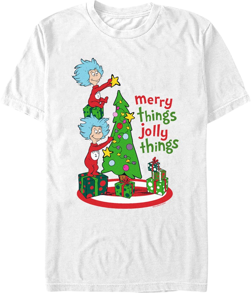 Merry Things Jolly Things Dr. Seuss T-Shirt