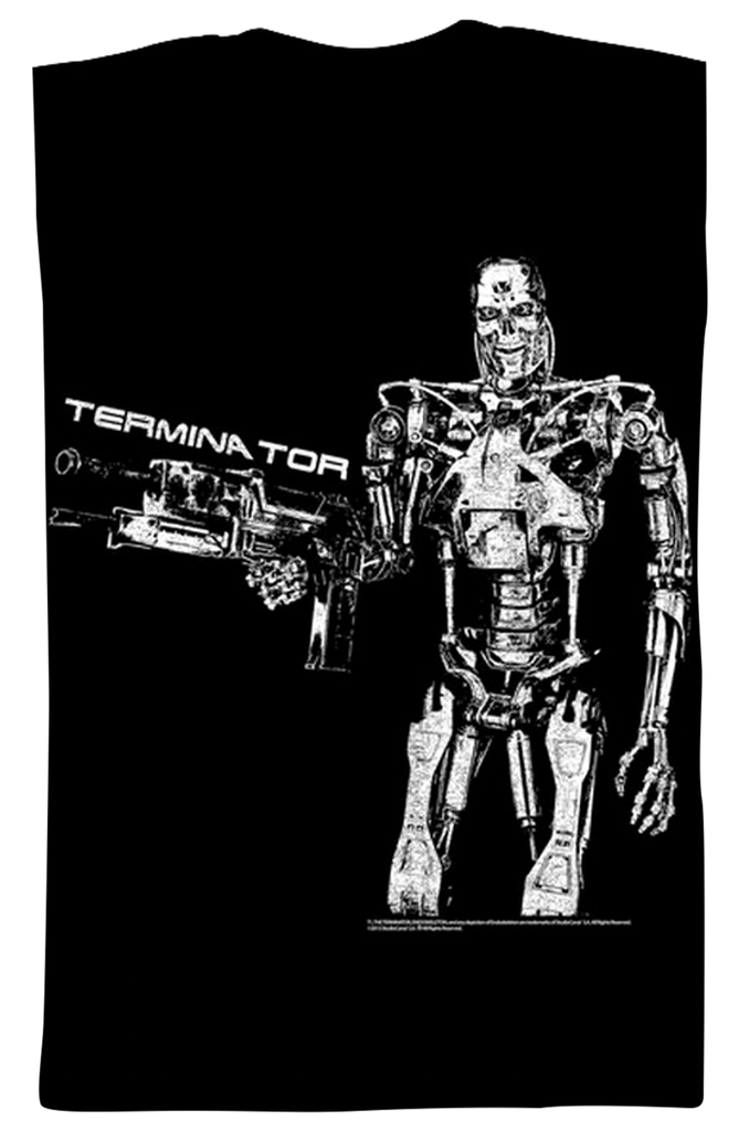 Metallic Skeleton Terminator T-Shirt