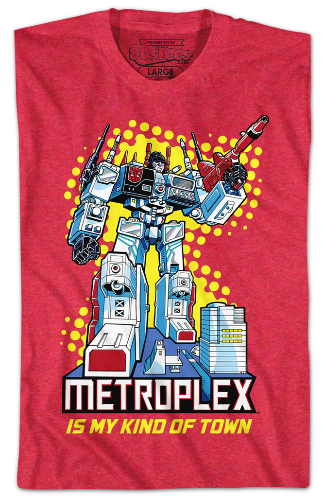 Metroplex Transformers T-Shirt: Transformers Mens T-Shirt