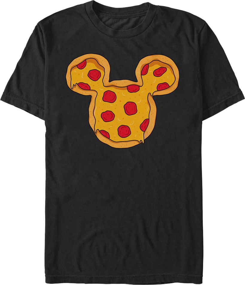 Mickey Mouse Pizza Logo Disney T-Shirt