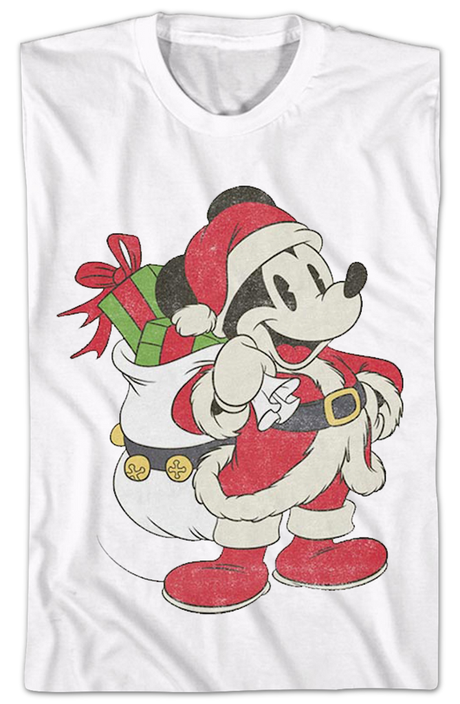 Mickey Mouse Santa Claus Disney T-Shirt