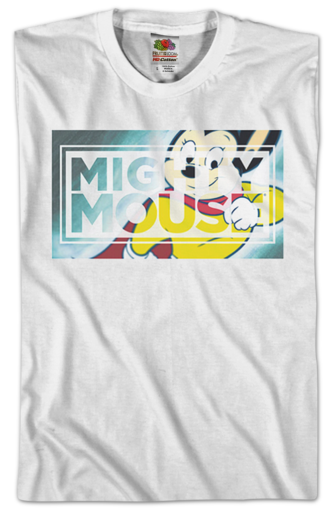 Mighty Mouse T-Shirt: Mens Mighty Mouse T-Shirt