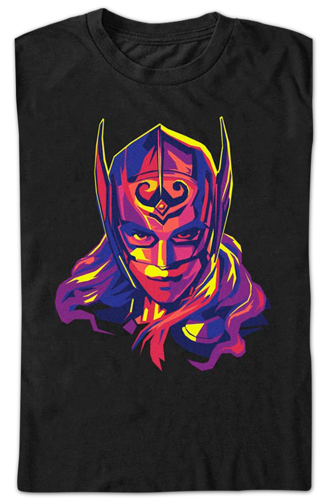 Mighty Thor Cut Out Thor Love And Thunder Marvel Comics T-Shirt