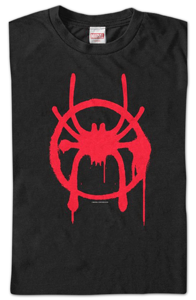 Miles Symbol Spider-Man Into The Spider-Verse T-Shirt