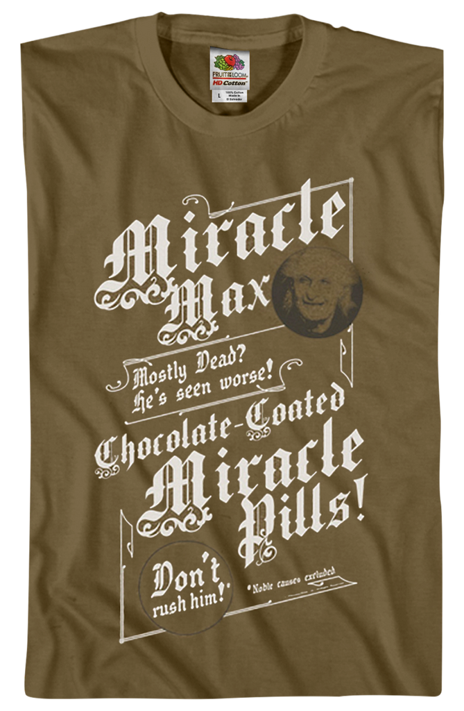 Miracle Max Princess Bride Shirt: Princess Bride Mens T-shirt