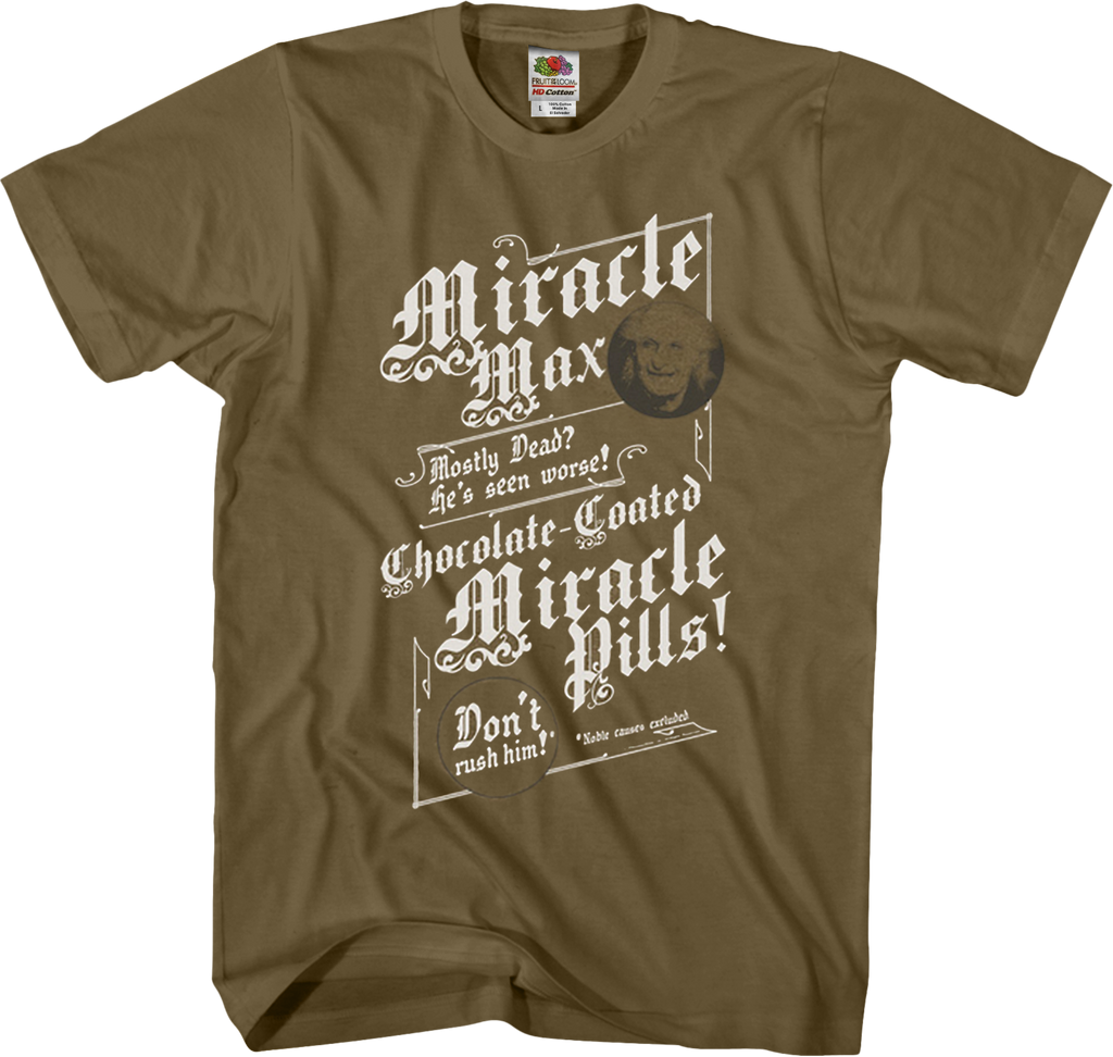 Miracle Max Princess Bride Shirt: Princess Bride Mens T-shirt
