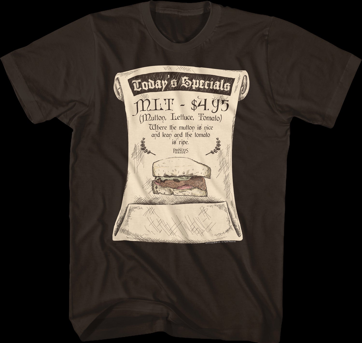 MLT Princess Bride T-Shirt: Princess Bride Mens T-Shirt