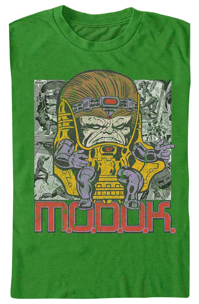 MODOK Comic Panels Marvel Comics T-Shirt