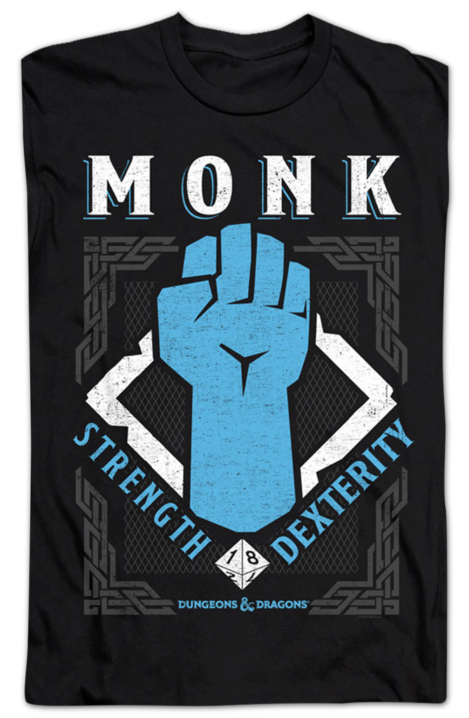 Monk Logo Dungeons & Dragons T-Shirt
