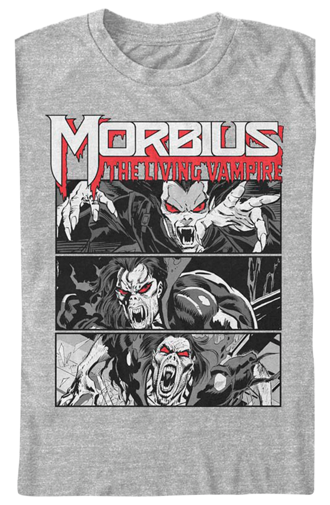 Morbius Comic Book Panels Marvel Comics T-Shirt