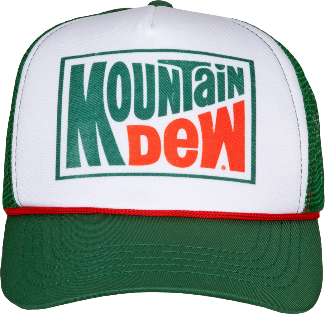 Mountain Dew Adjustable Trucker Hat