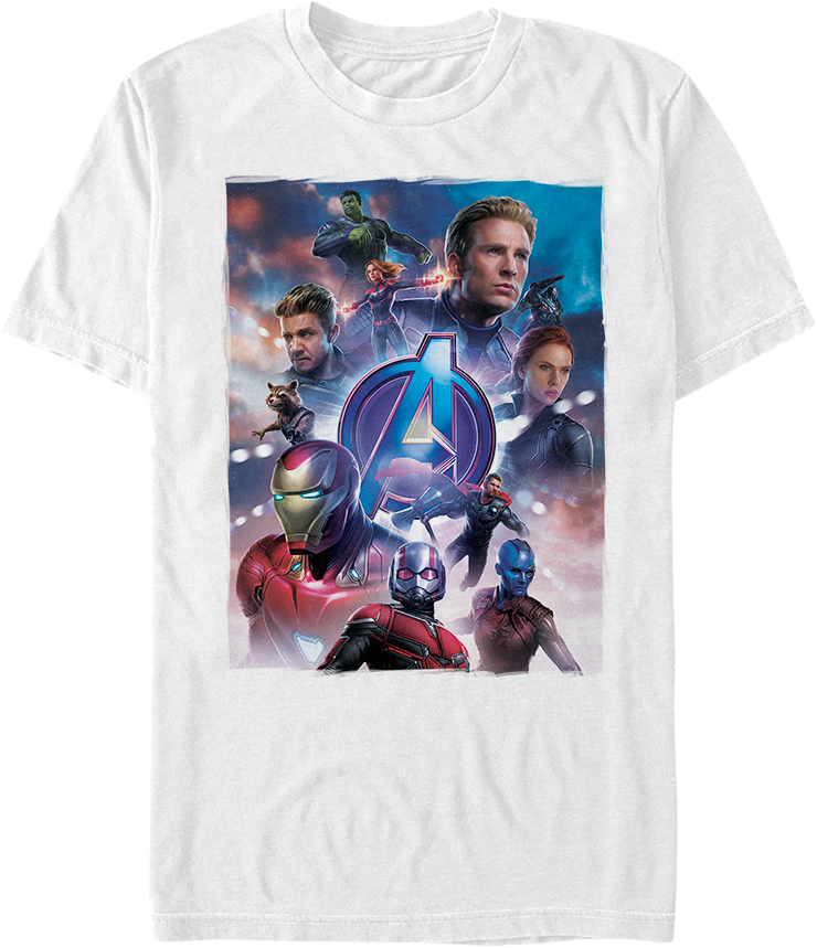 Movie Poster Avengers Endgame Shirt: Avengers Endgame Mens T-Shirt