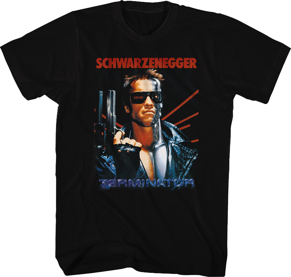 Movie Poster Terminator Shirt: Terminator Mens T-shirt