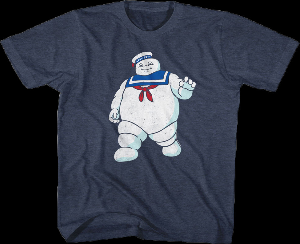 Mr. Stay Puft Real Ghostbusters T-Shirt: Ghostbusters Mens T-Shirt