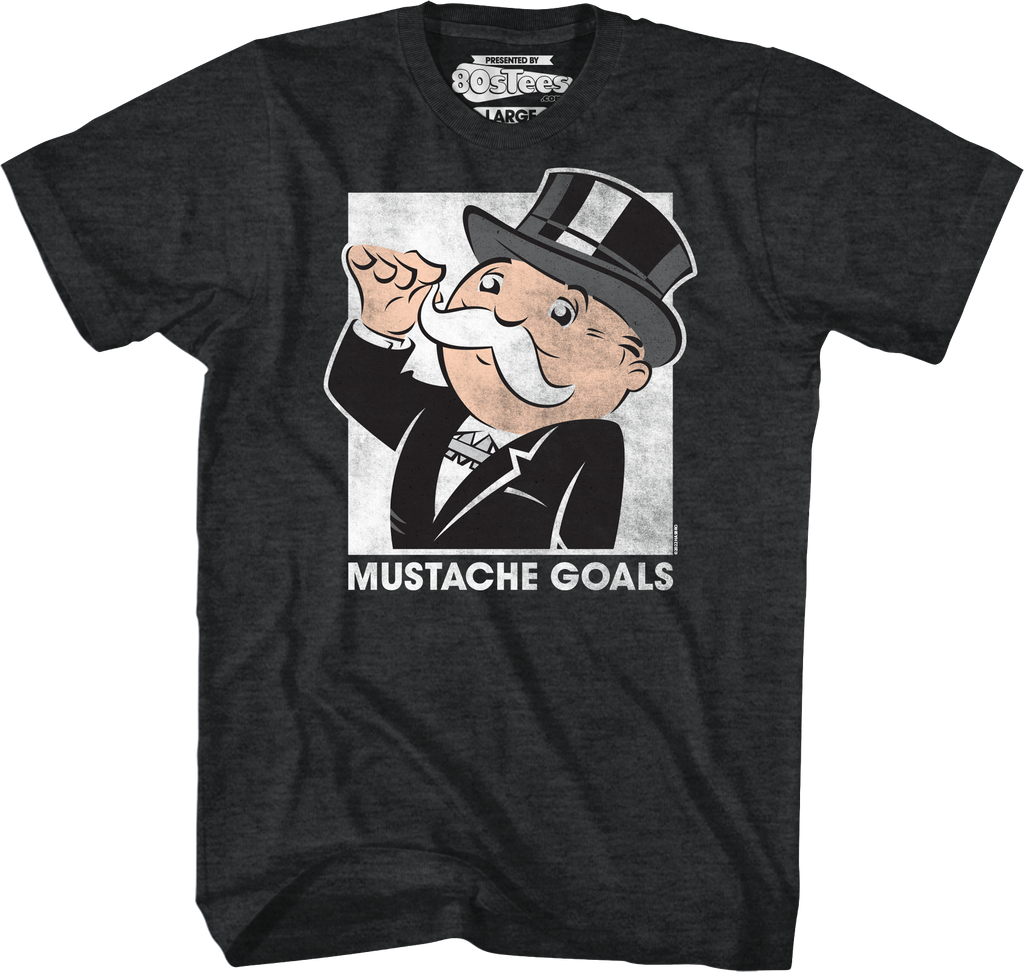 Mustache Goals Monopoly T-Shirt