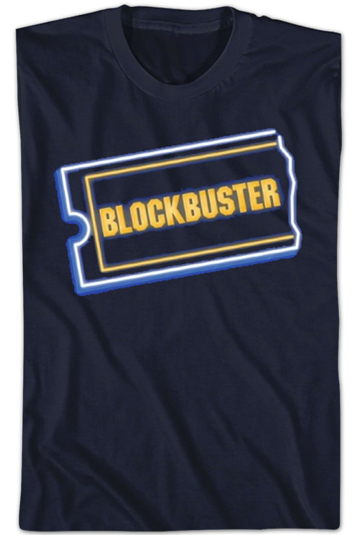 Navy Blue Logo Blockbuster T-Shirt