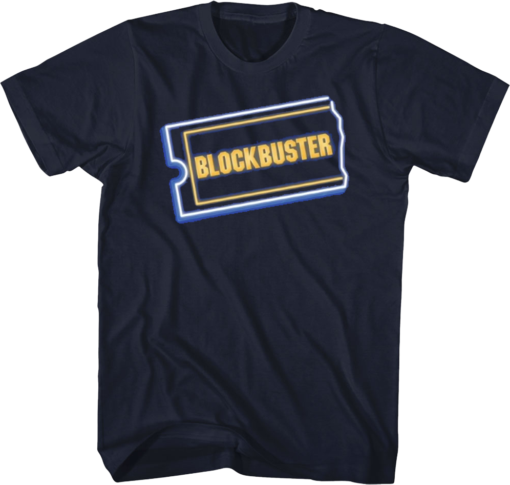 Navy Blue Logo Blockbuster T-Shirt