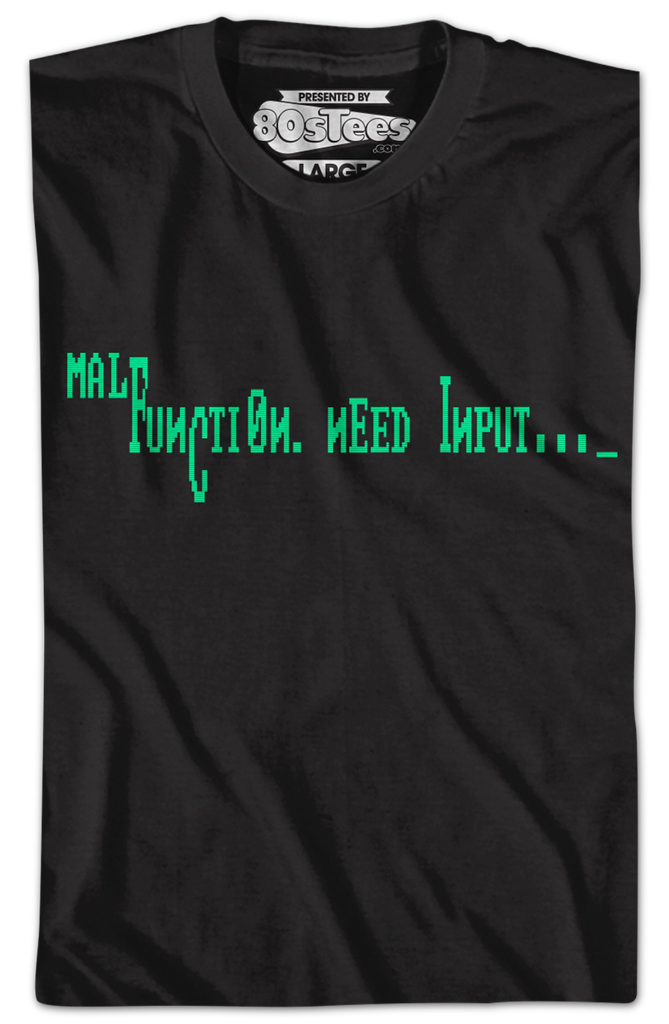 Need Input Short Circuit T-Shirt: Short Circuit Mens T-Shirt