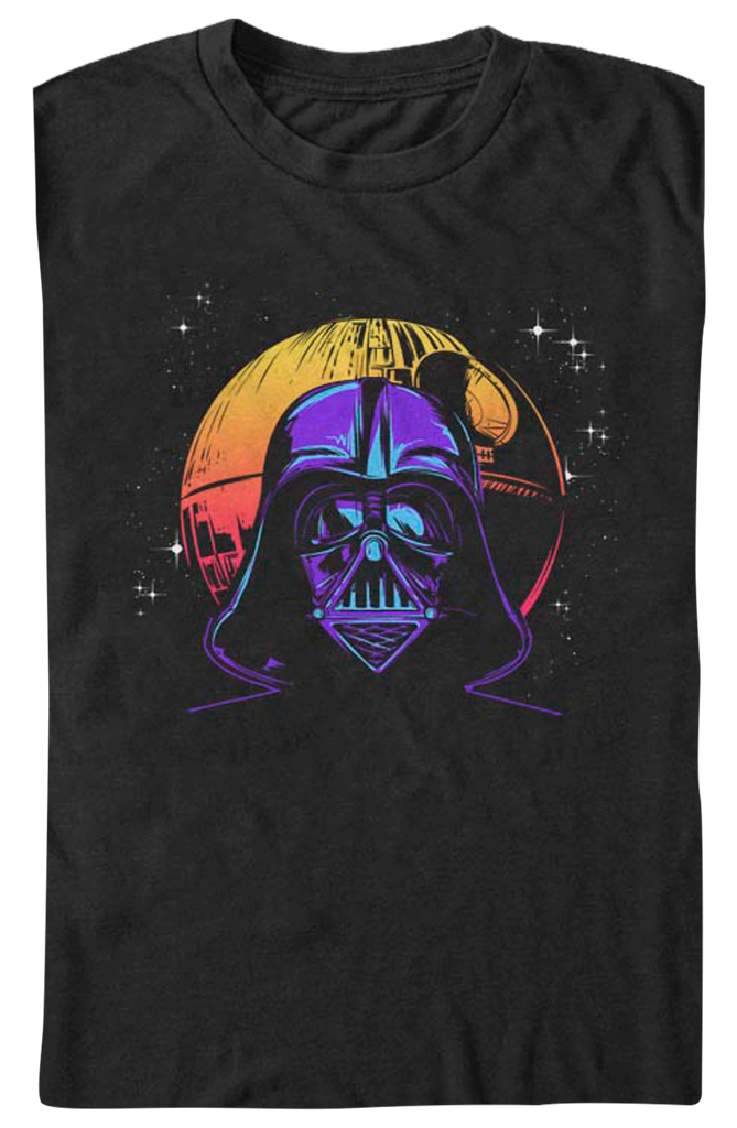 Neon Darth Vader Star Wars T-Shirt