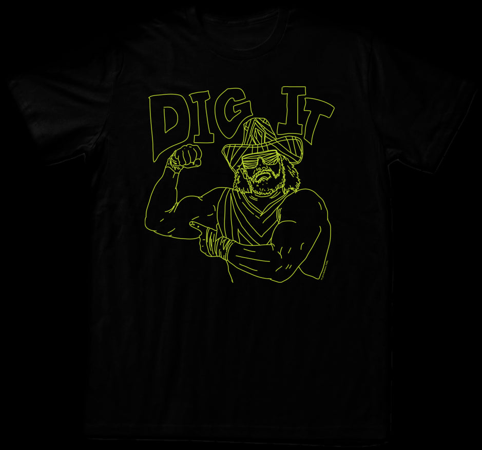 Neon Dig It Macho Man Randy Savage T-Shirt