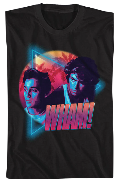 Neon Wham T-Shirt: Wham Mens T-shirt