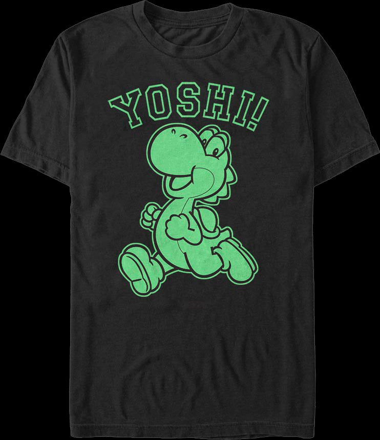 Neon Yoshi Super Mario Bros. T-Shirt