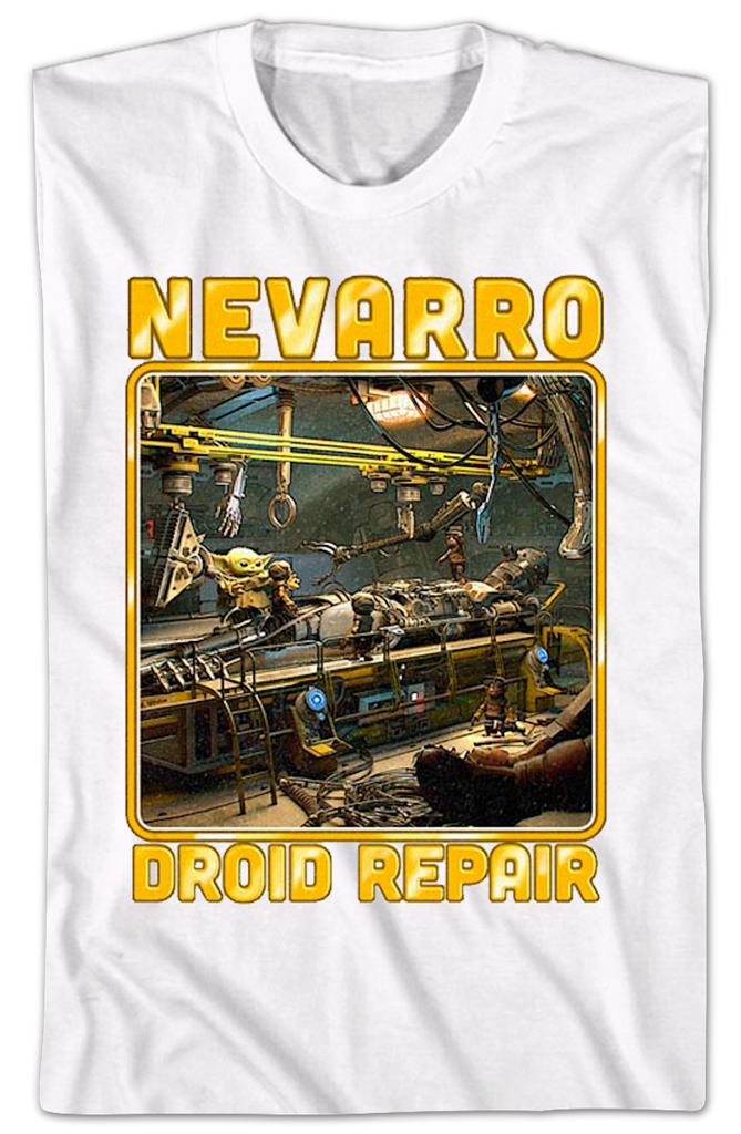 Nevarro Droid Repair The Mandalorian Star Wars T-Shirt