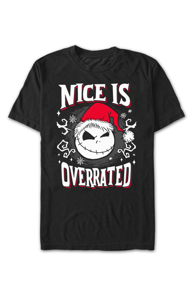 Nice Is Overrated Nightmare Before Christmas T-Shirt