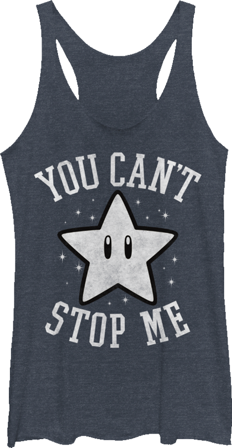 Nintendo Star Tank Top Juniors
