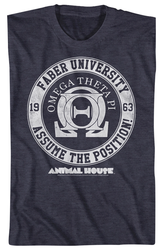 Omega Theta Pi Animal House T-Shirt: Animal House Mens T-Shirt