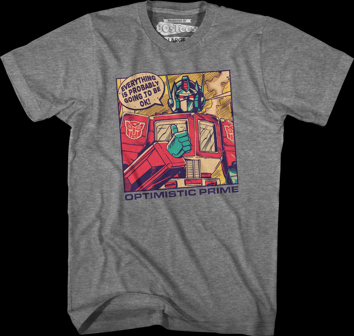 Optimistic Prime Transformers T-Shirt