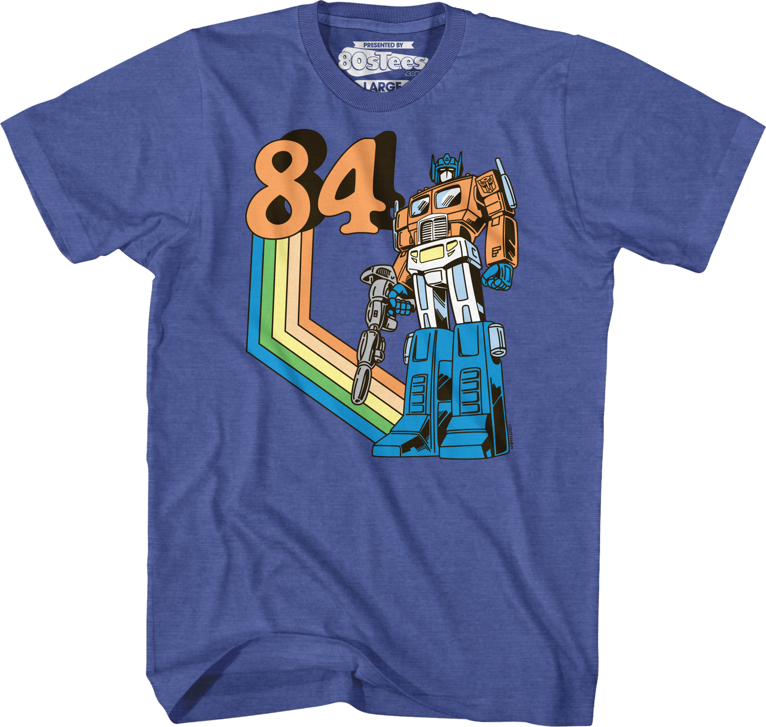 Optimus Prime 84 Transformers T-Shirt: 80s Cartoon T-Shirt