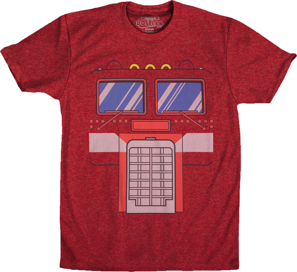 Transformers Optimus Prime Costume T-Shirt: 80s Cartoon Generation 1