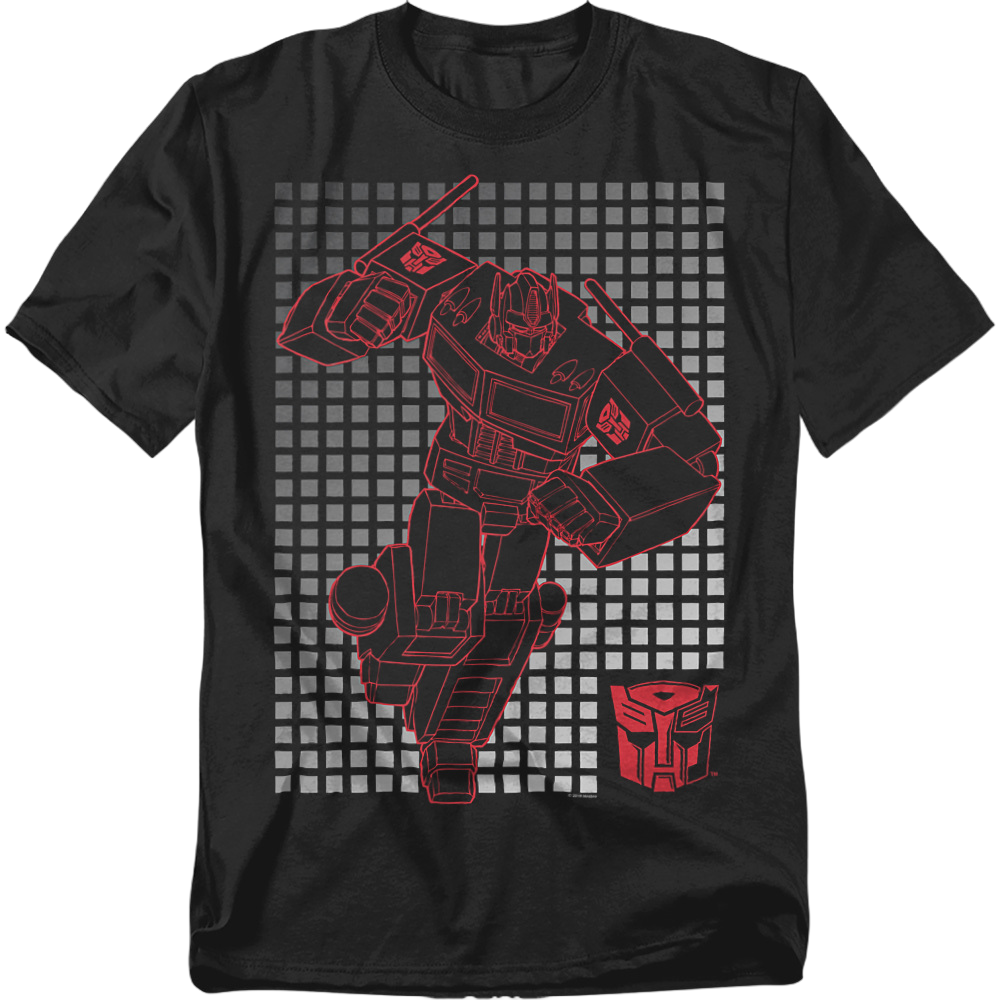 Optimus Prime Grid Transformers T-Shirt