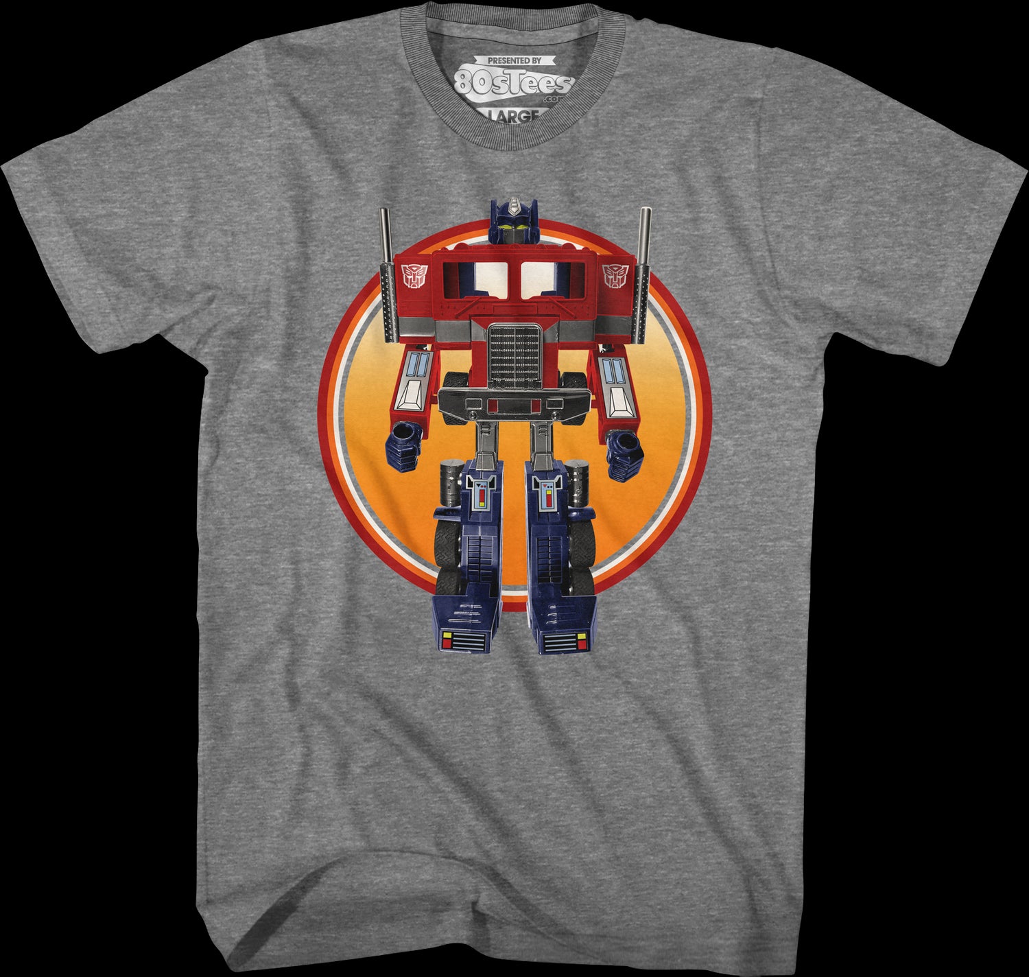 Optimus Prime Retro Photo Transformers T-Shirt