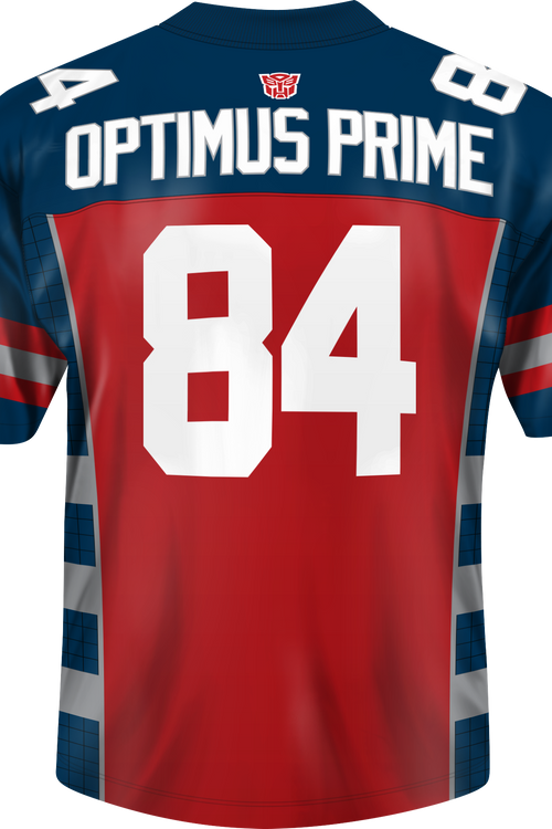 Autobots Optimus Prime Transformers Football Jersey