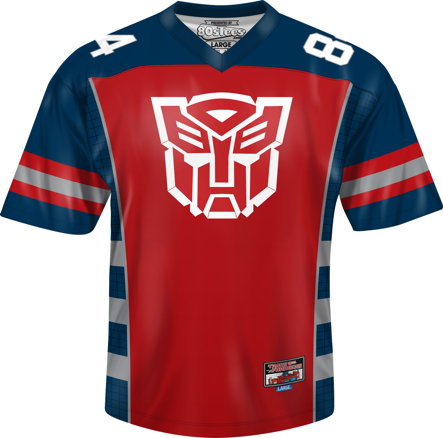 Autobots Optimus Prime Transformers Football Jersey