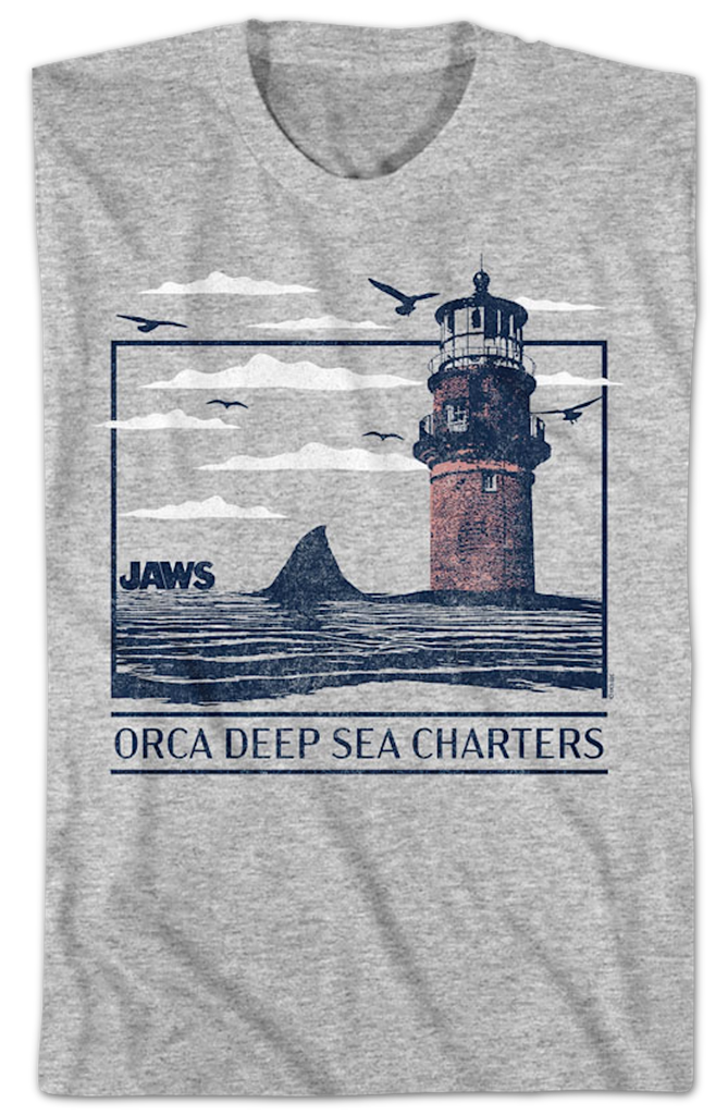 Orca Deep Sea Charters Jaws T-Shirt