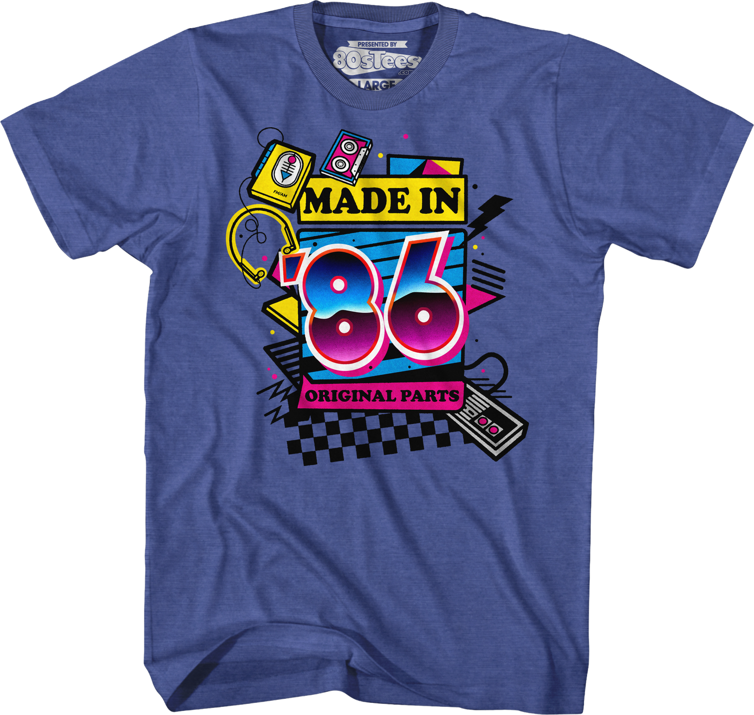 Original Parts Made In '86 T-Shirt