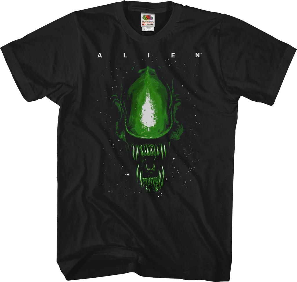 Outer Space Alien T-Shirt. Men's T-Shirt.