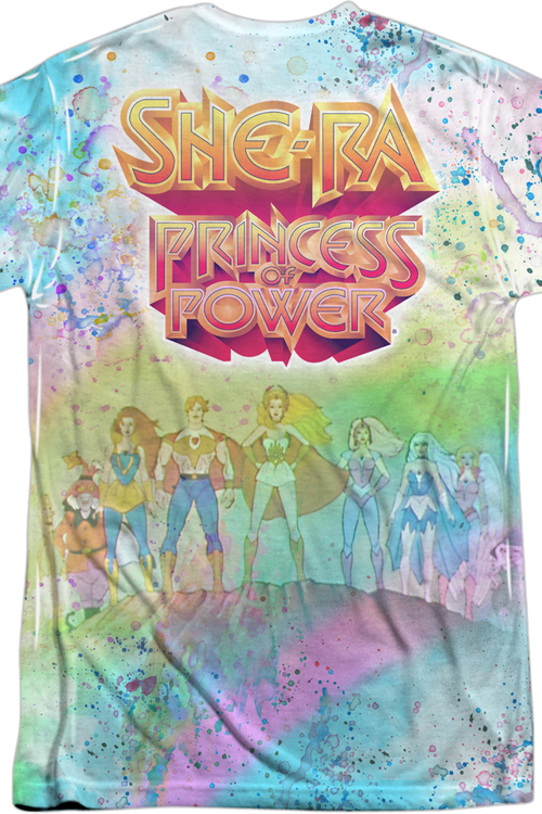 Paint Splattered She-Ra Masters of the Universe T-Shirt