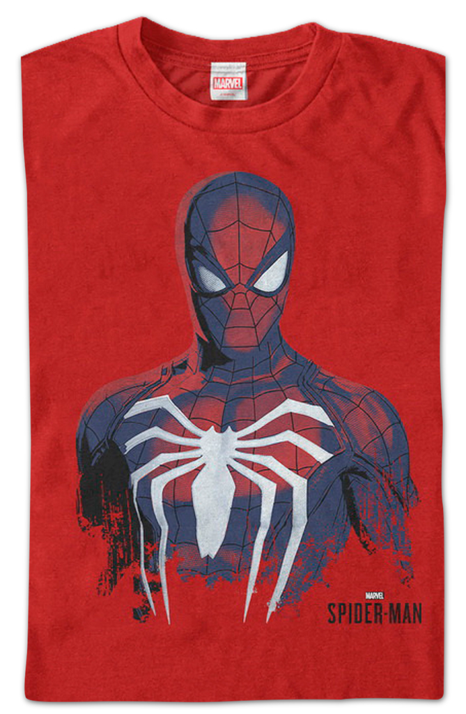 Painting Spider-Man T-Shirt Marvel Comics