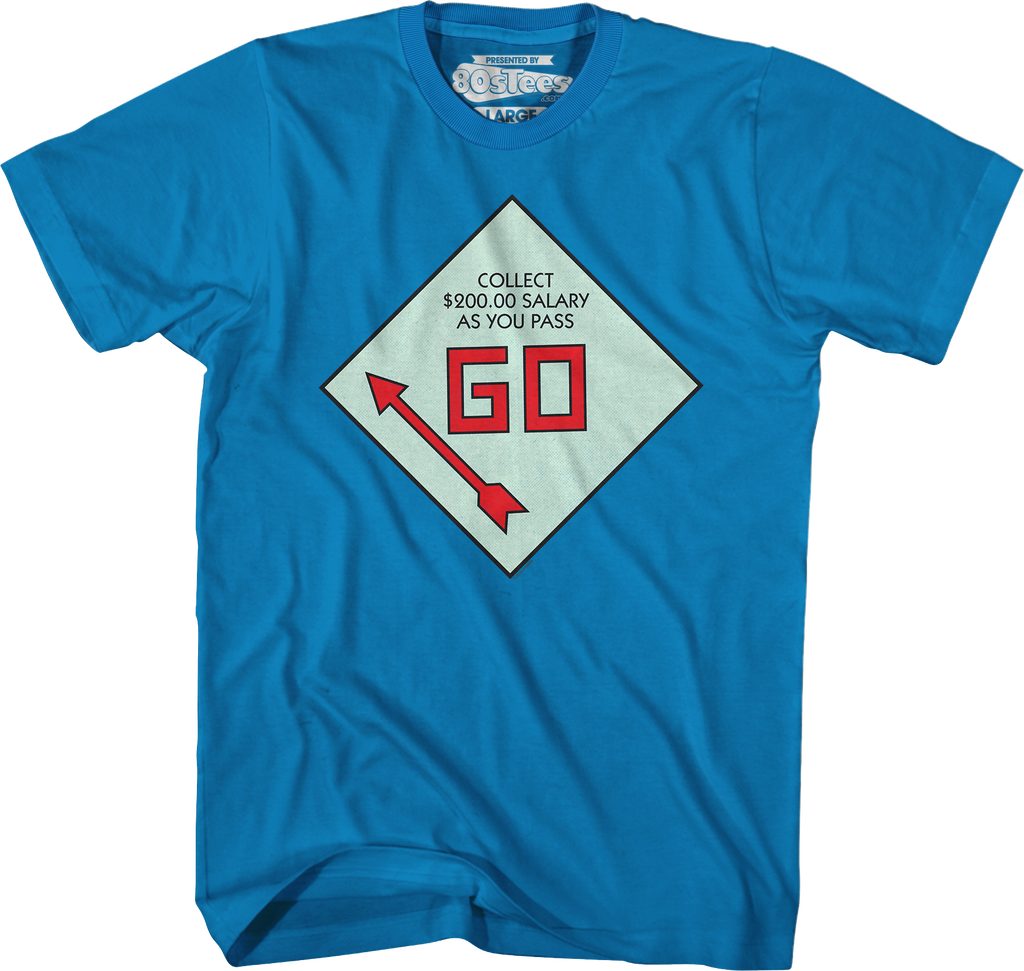 Pass Go Monopoly T-Shirt