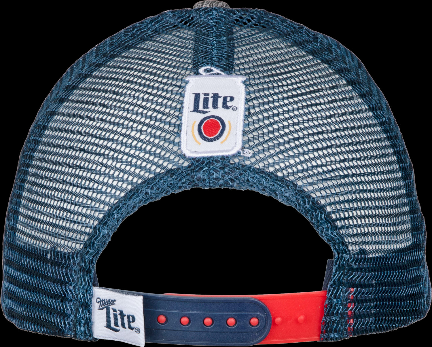 Patriotic Beer Can Miller Lite Adjustable Trucker Hat