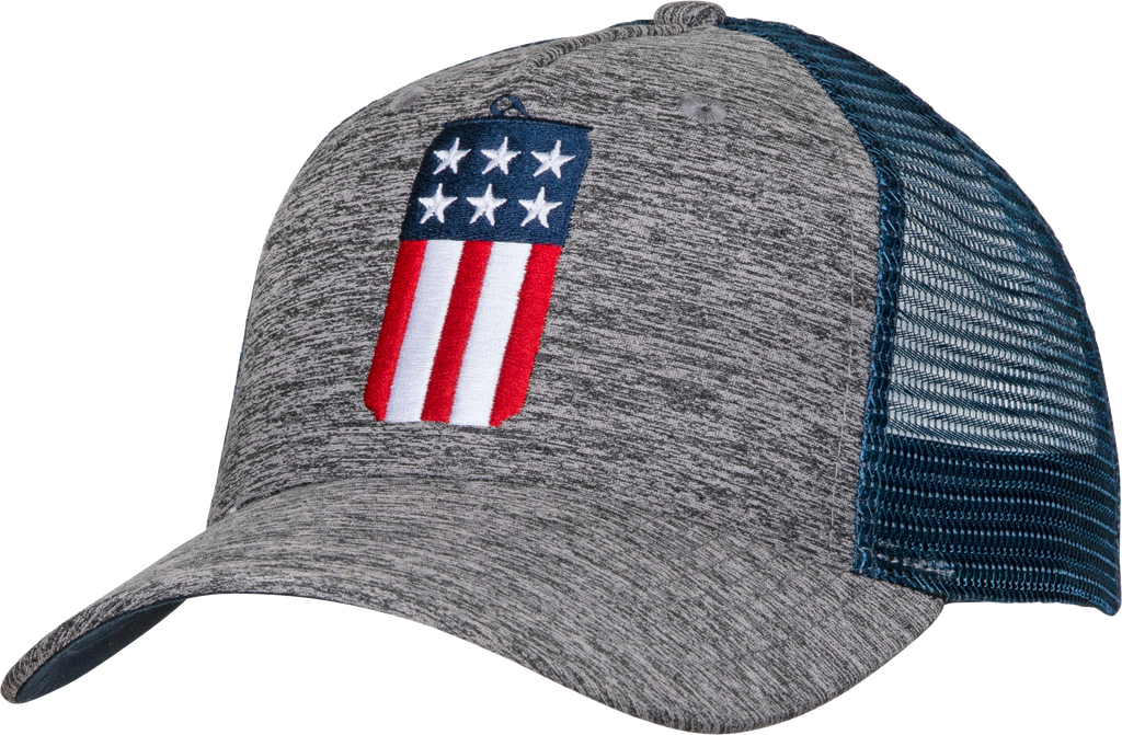 Patriotic Beer Can Miller Lite Adjustable Trucker Hat